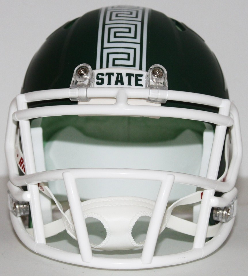2023 Michigan State Spartans Custom Riddell Mini Helmet vs Central ...
