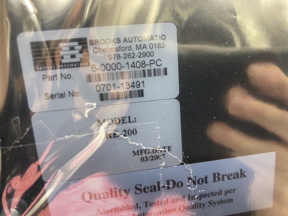 Brooks Automation PRE-200 ESC-201 PN: 6-0000-1408-PC | eBay
