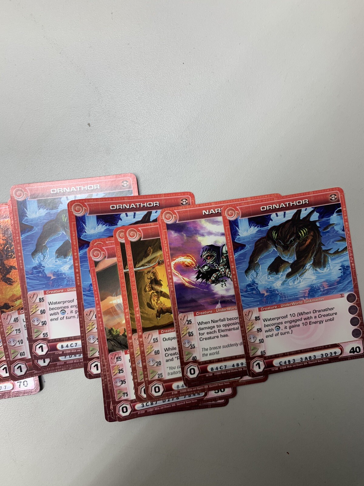 Chaotic Card Lot Of 59 Cards Ultra Super Rare | eBay