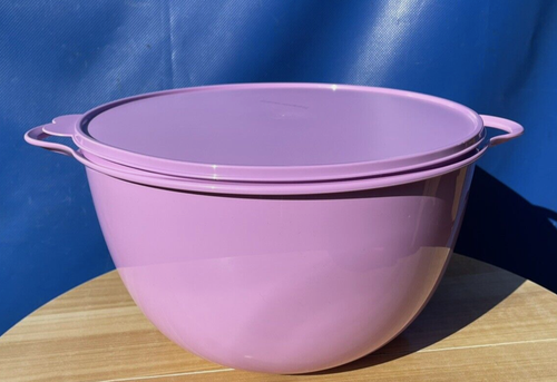 Tupperware Thatsa Bowl JUMBO 59 Cup Capacity Lilac Purple w/ White Seal ...