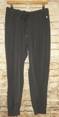 Gap Dark Pewter Gray Athletic Pants Stretch Medium M Drawstring Elastic ...