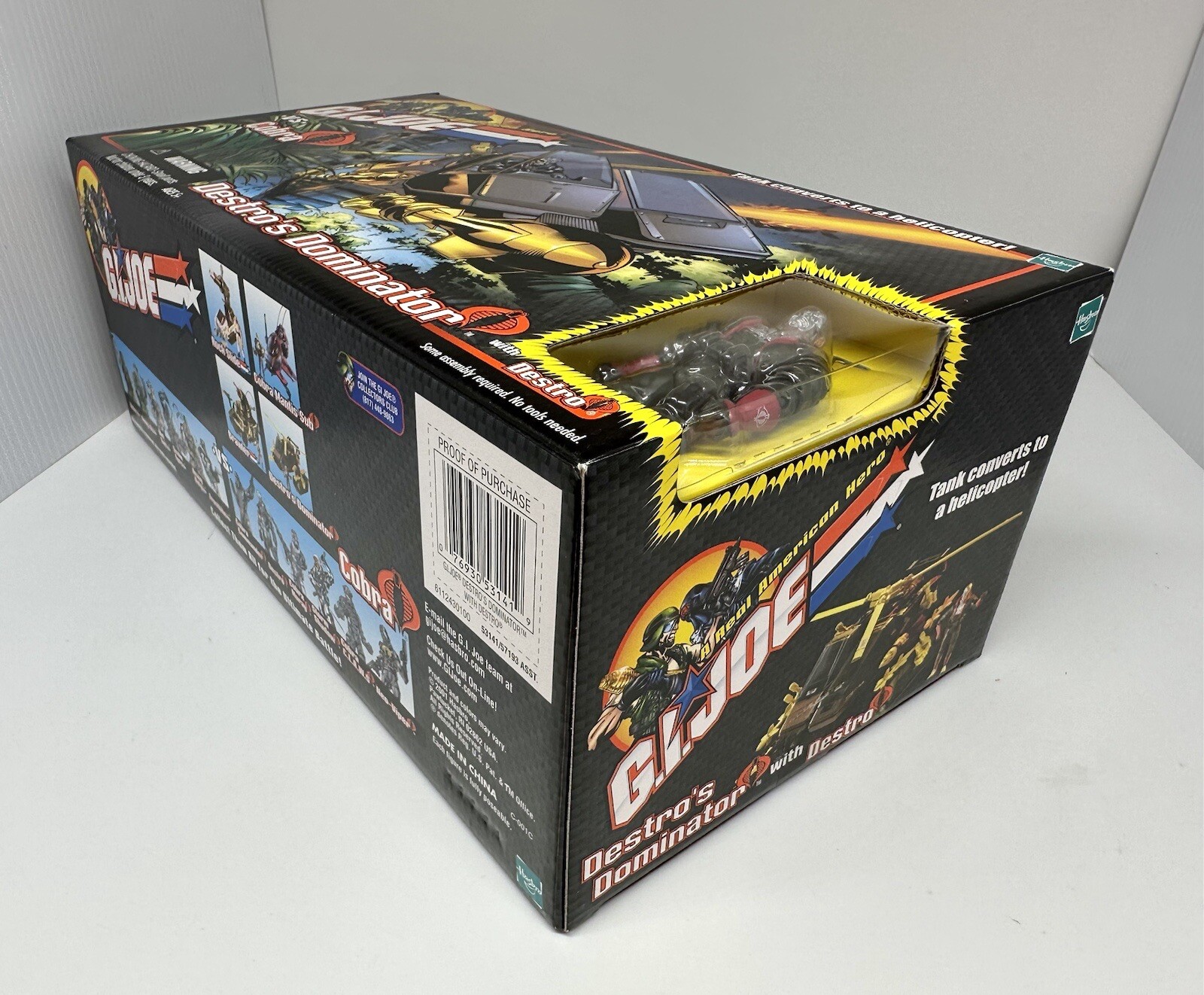 Hasbro 2001 ARAH Gi Joe VS Cobra Destro's Dominator Tank Helicopter ...