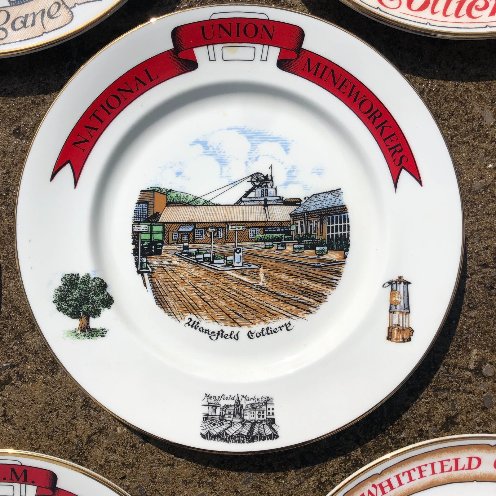 COLLIERY MINING PLATES EDWARDIAN FINE CHINA COLLECTABLES | eBay UK