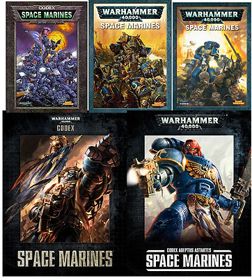 Space Marines Codex Codices warhammer 40k various editions select | eBay UK