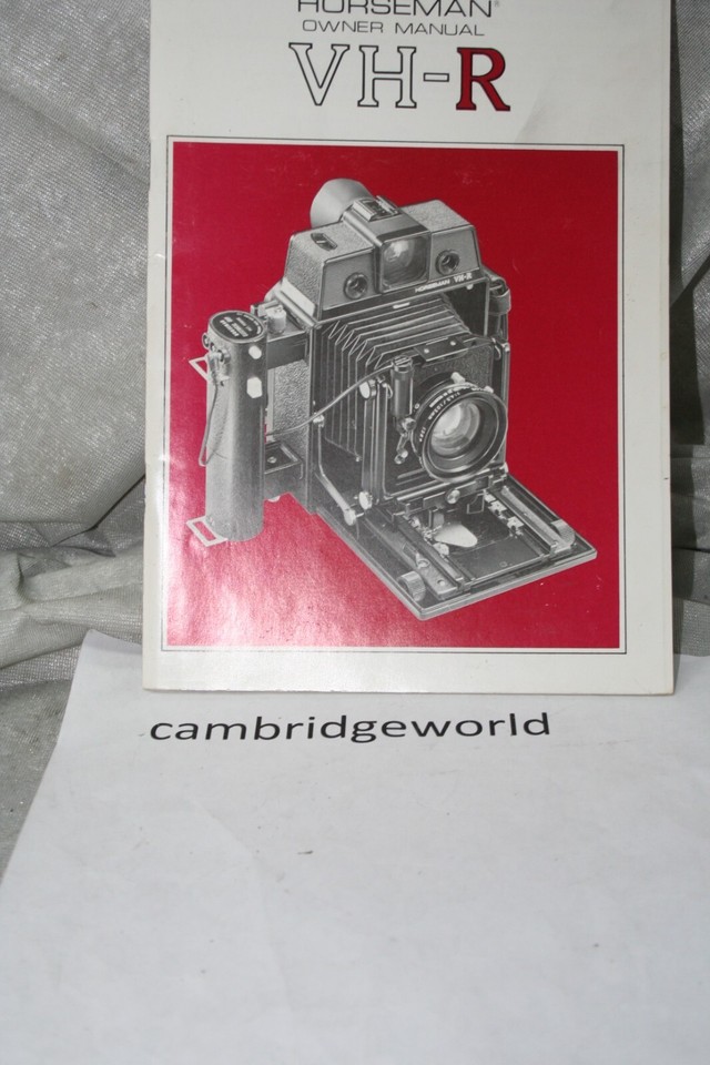 HORSEMAN VH-R 6x9 FIELD FOLDING CAMERA with 105mm F3.5 PRO HORSEMAN ...