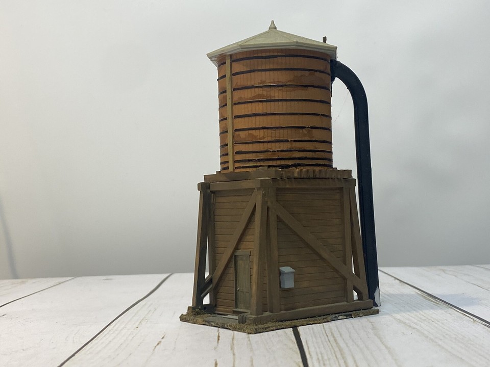Pola B-817 Water Tank Tower Pump House Vintage HO Scale Building Built ...