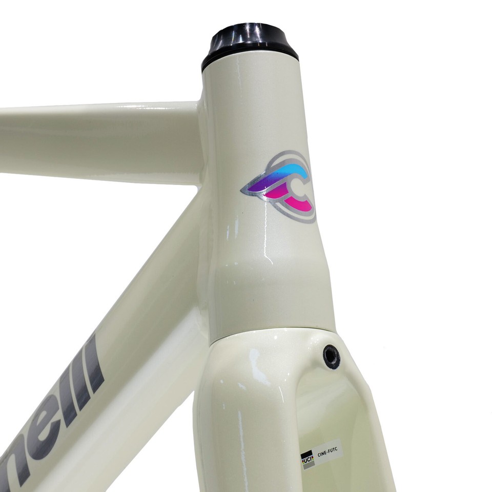 Cinelli Vigorelli White Track Bike Frame Frameset Single Speed - 59cm ...