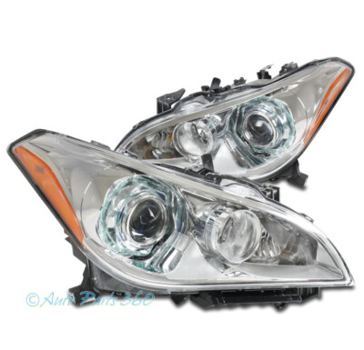 For 11-14 INFINITI M37 M56 Q70 HID/Non-AFS Projector Headlights ...