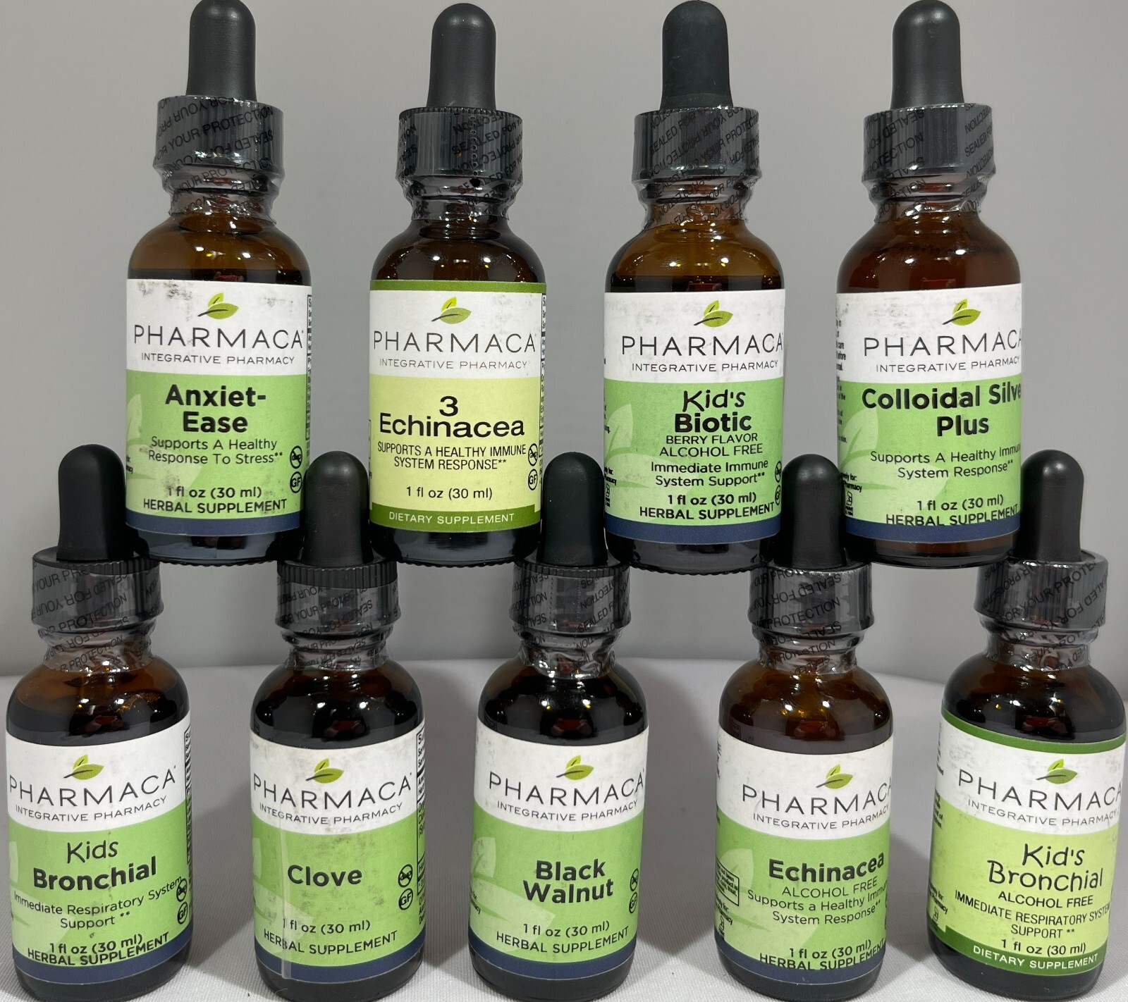 Pharmaca Liquid Droppers, 1 oz. -Herbal Dietary Vitamins Tinctures ...