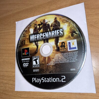 Mercenaries - Sony PlayStation 2 PS2 - Disc Only - Tested Ships Next ...