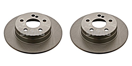SWAG Brake Disc Rear Axle x2 pcs Fits MERCEDES W204 S204 C204 Coupe ...