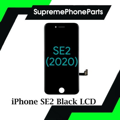For iPhone SE2 Black LCD Touch Screen Digitizer Display Replacement ...