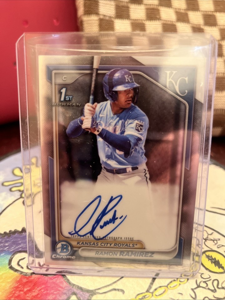 2024 Topps Bowman Chrome 1st Auto Ramon Ramirez CPA-RRZ KC Royals | eBay