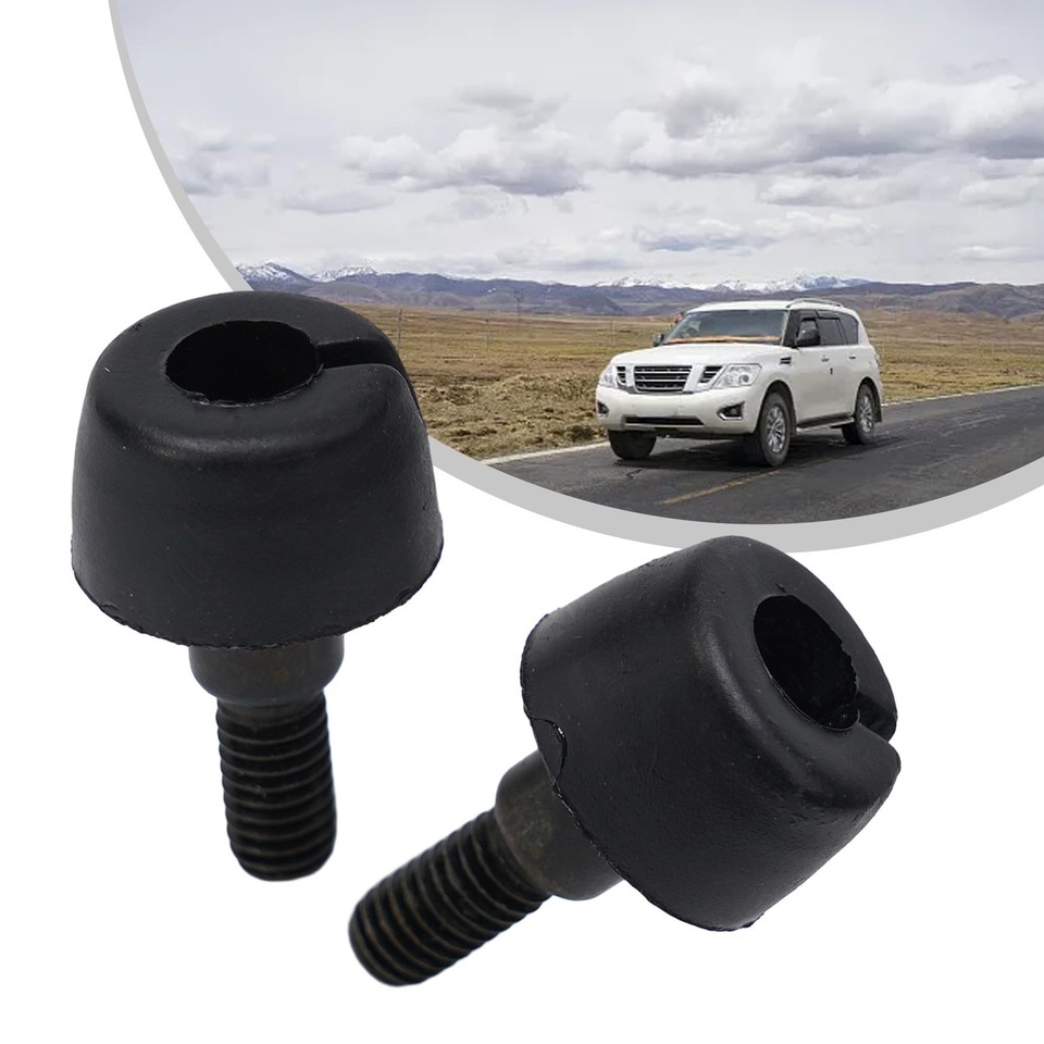 Stop Screw Bumper Clip BUMPER Black Brushed New 2pcs Bumper Grille Stop ...