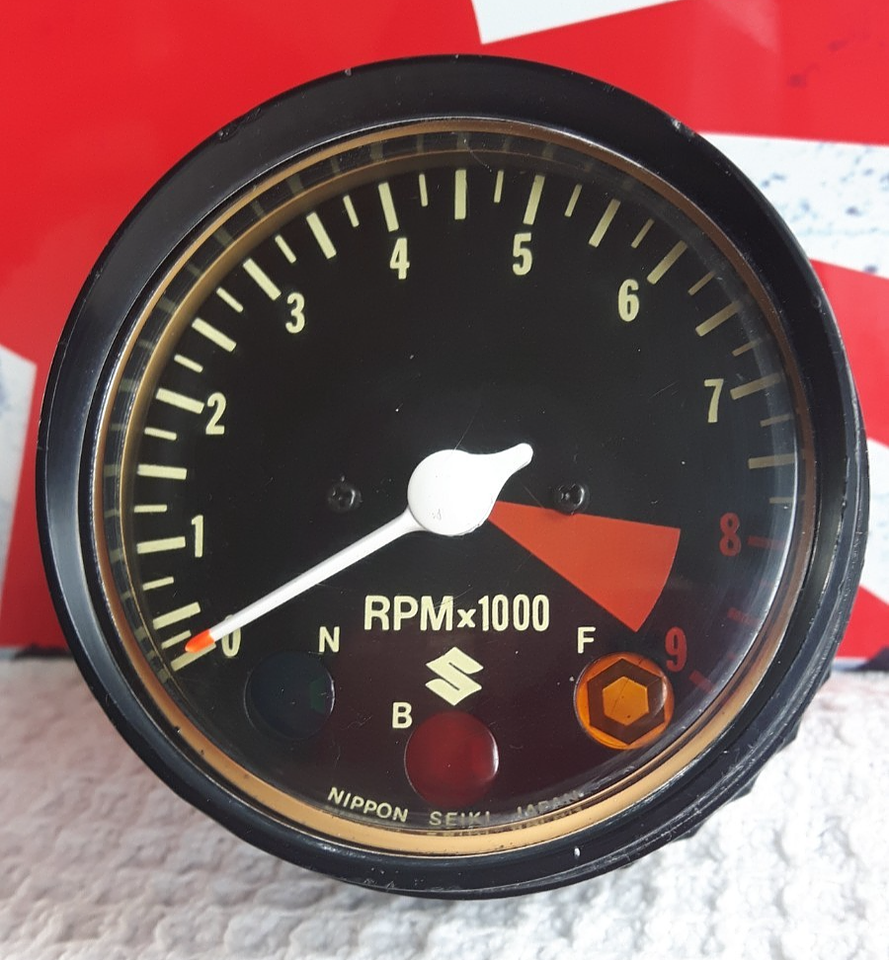 SUZUKI T250 T350 T500 CLOCKS SPEEDOMETER & TACHOMETER SPEEDO TACHO ...
