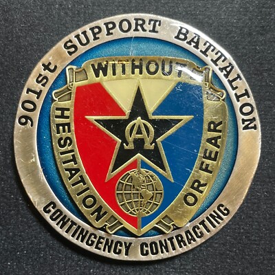901st Support Battalion Commander & CSM Challenge Coin | eBay