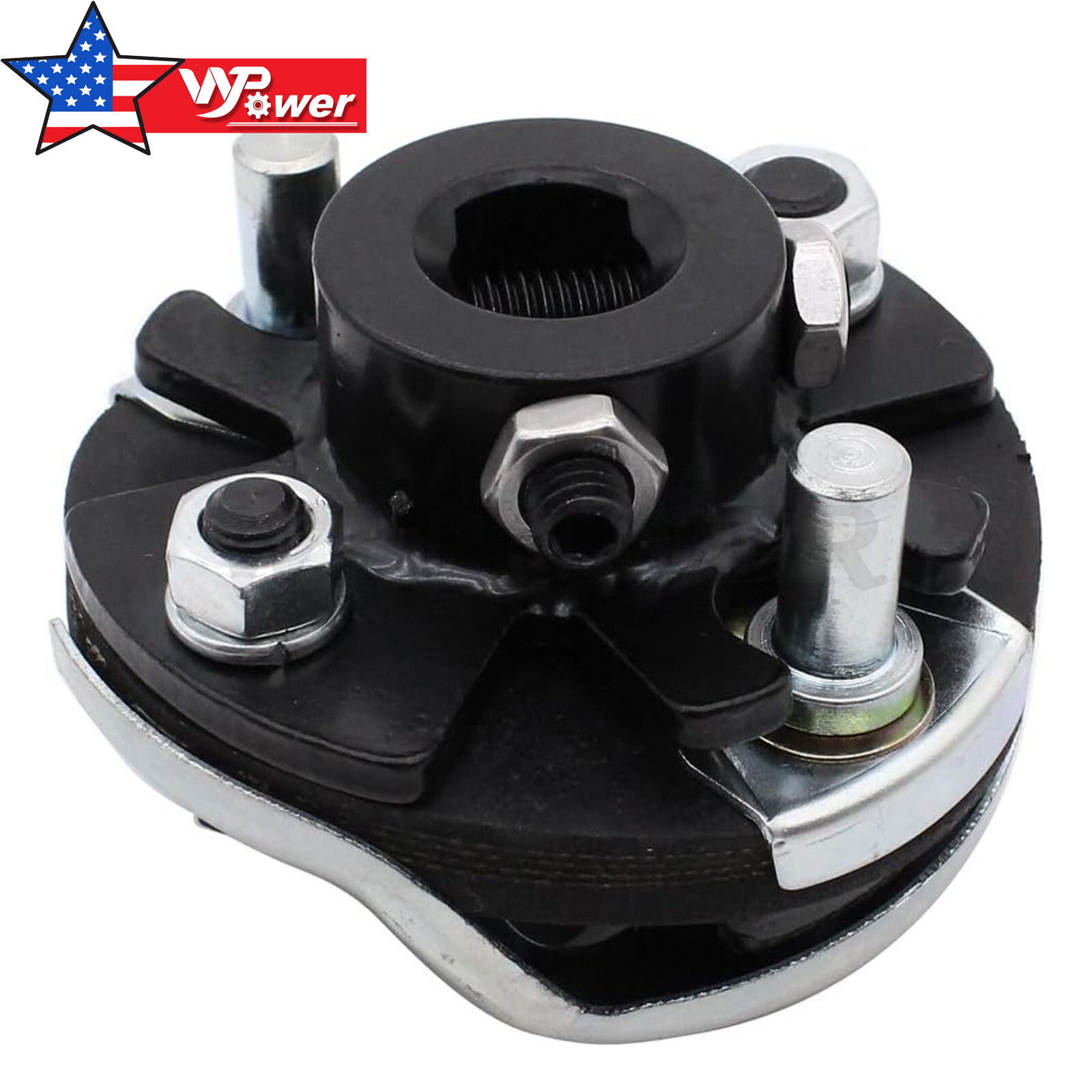 3/4" DD x 3/4"-30 Spline Rag Joint Steering Coupler For GM Racks Power ...