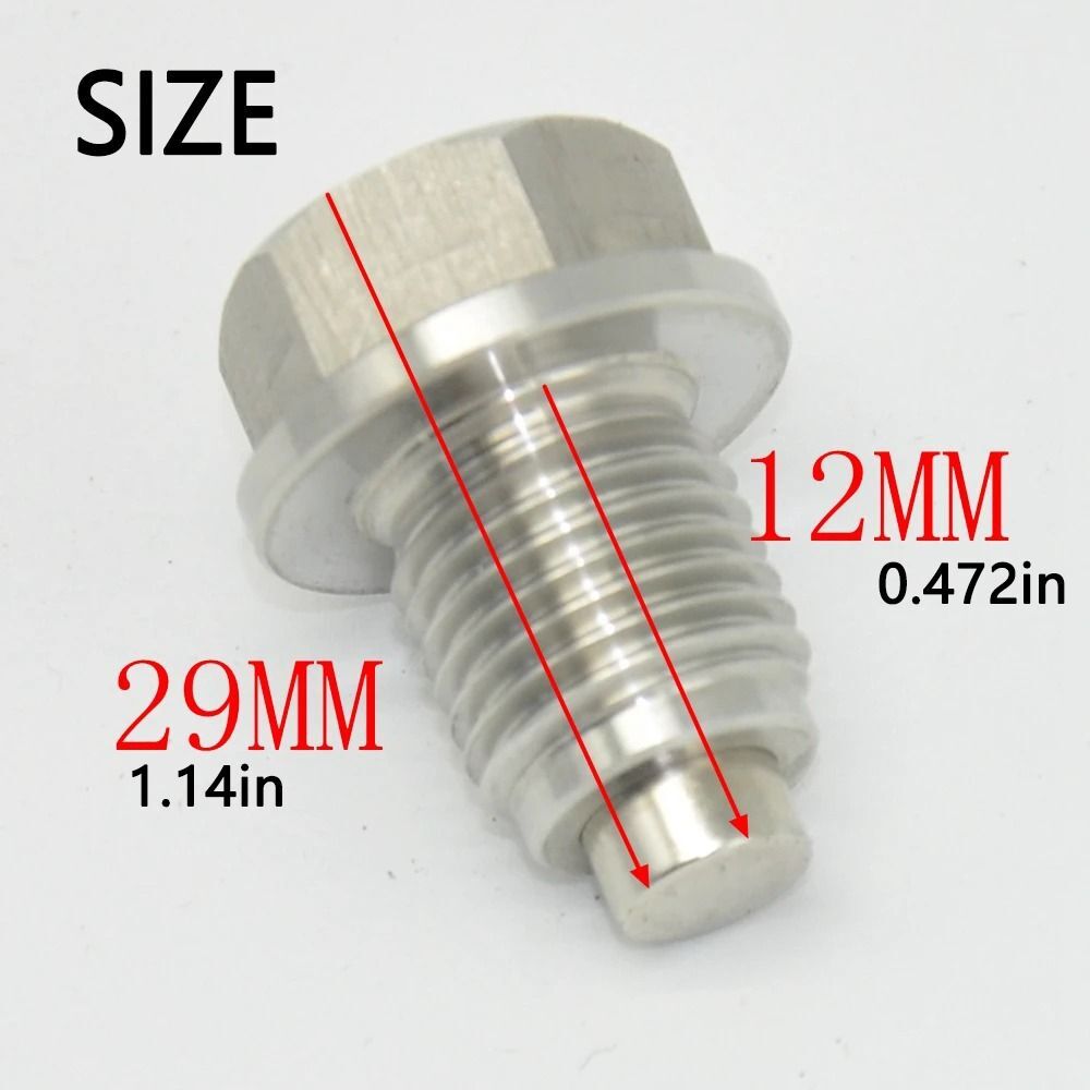 Stainless Steel Magnetic Oil Drain Plug Bolt M12 M16 M18 M20 Sump Nut ...