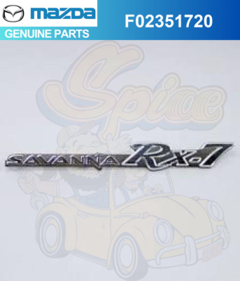 Mazda New F023-51-720 RX-7 RX7 SAVANNA SA22C Fender Badge Emblem R&L ...