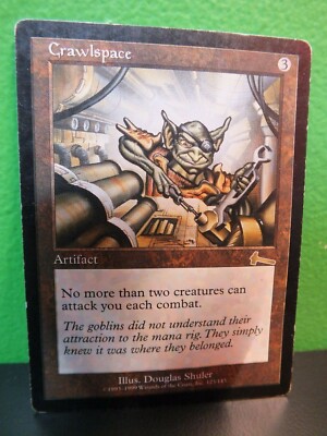 MTG Magic the Gathering CRAWLSPACE Urza's Legacy LP RARE ARTIFACT | eBay
