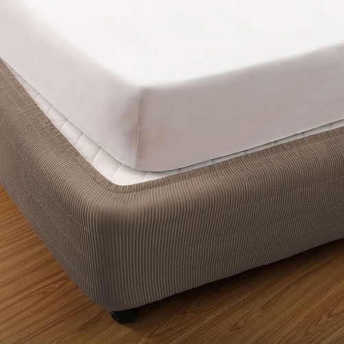 Quilted Box Spring Cover Valance - Elastic Fitted Ensemble Cover | eBay ...