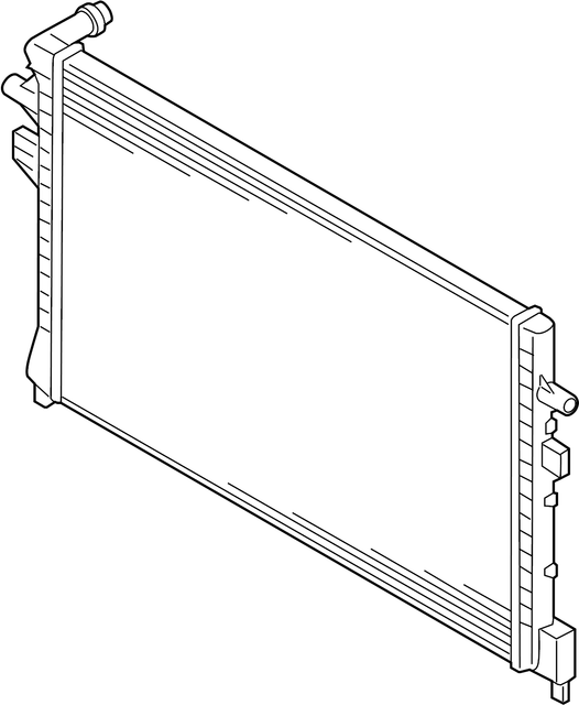 Genuine Audi Radiator 5Q0121251HQ / 5q0-121-251-hq OEM for sale online ...