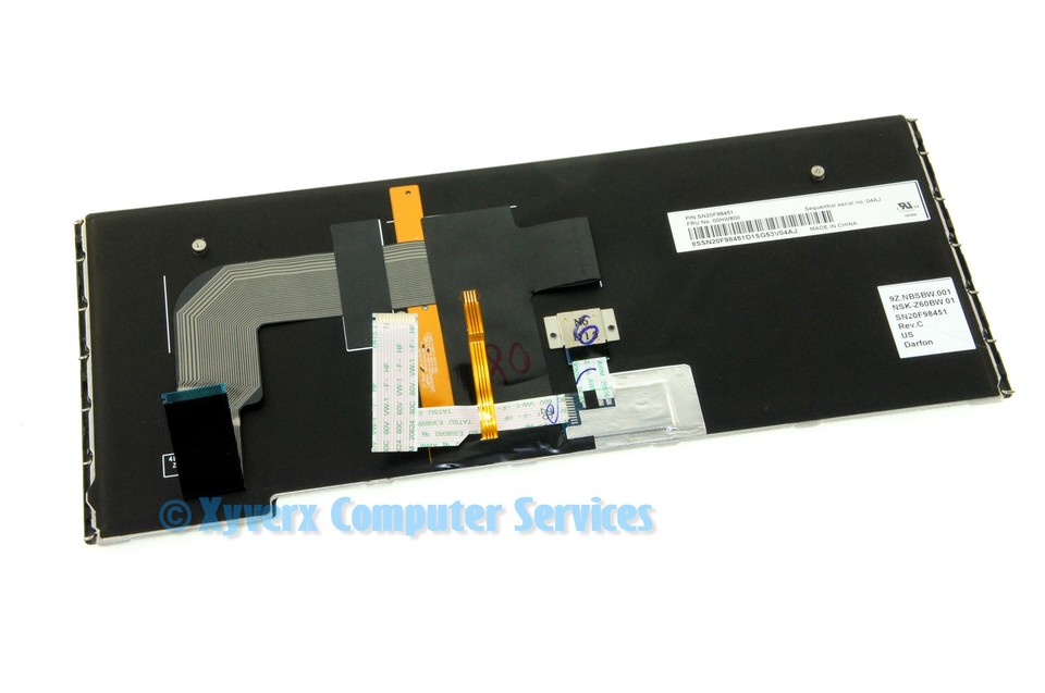 N20F98451 9Z.NBSBW.001 LENOVO KEYBOARD W/ BACKLIGHT 14 20DM-008UUS READ ...