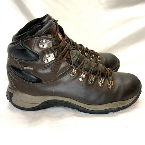 Merrell Boots Men's 9 Brown Leather Reflex Mid Waterproof Hiking ...