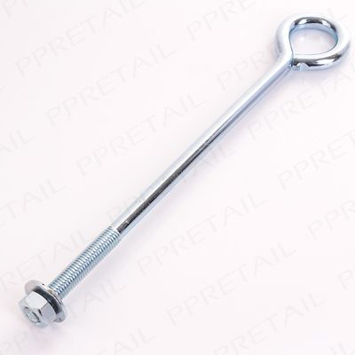 CHOOSE 1, 5, 10 OR 25 Zinc Plated M10 x 250mm Eye Bolts Chain Link/Wire ...