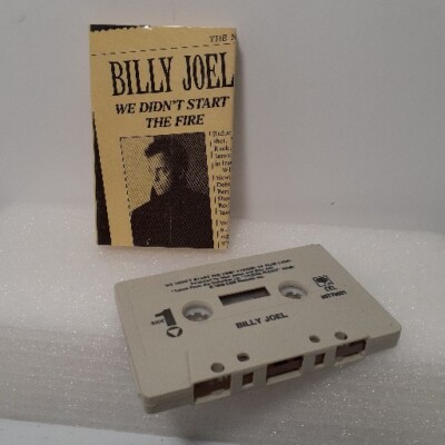 Billy Joel We Didn't Start The Fire Cassette Single 1989 from Storm ...