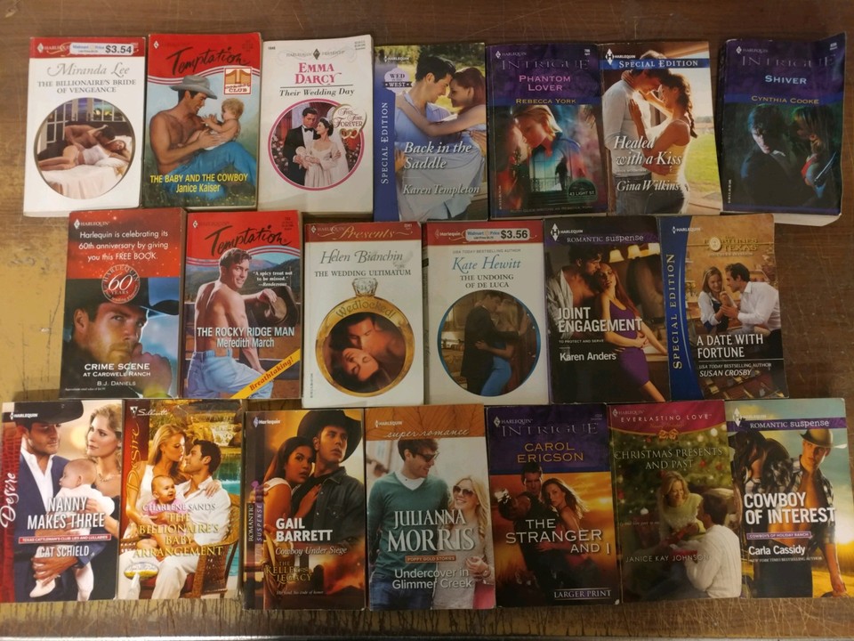 Lot of 10 Harlequin Romance Intrigue Suspense Intimate Book *RANDOM MIX ...