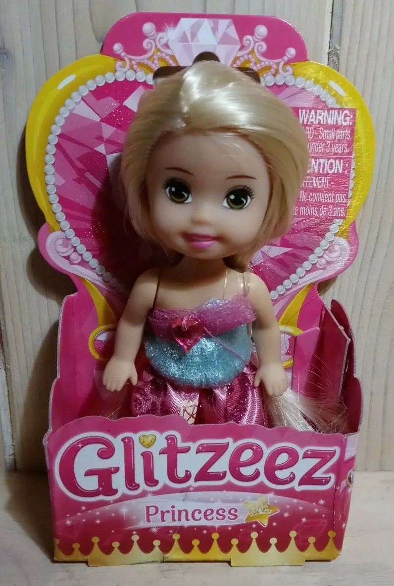Glitzeez Little Princess Doll Blond Brown Eyes 4.5" NEW in box. | eBay