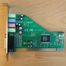 Desktop Computer PC Yamaha Xwave PCI Sound Card Ymf754-r Midi Joystick ...
