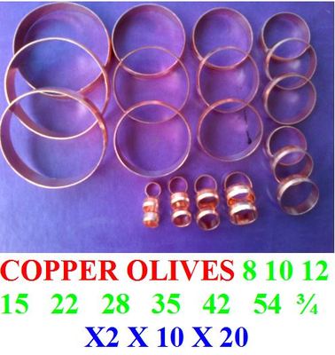 COPPER OLIVES METRIC IMPERIAL PLUMBING | eBay UK