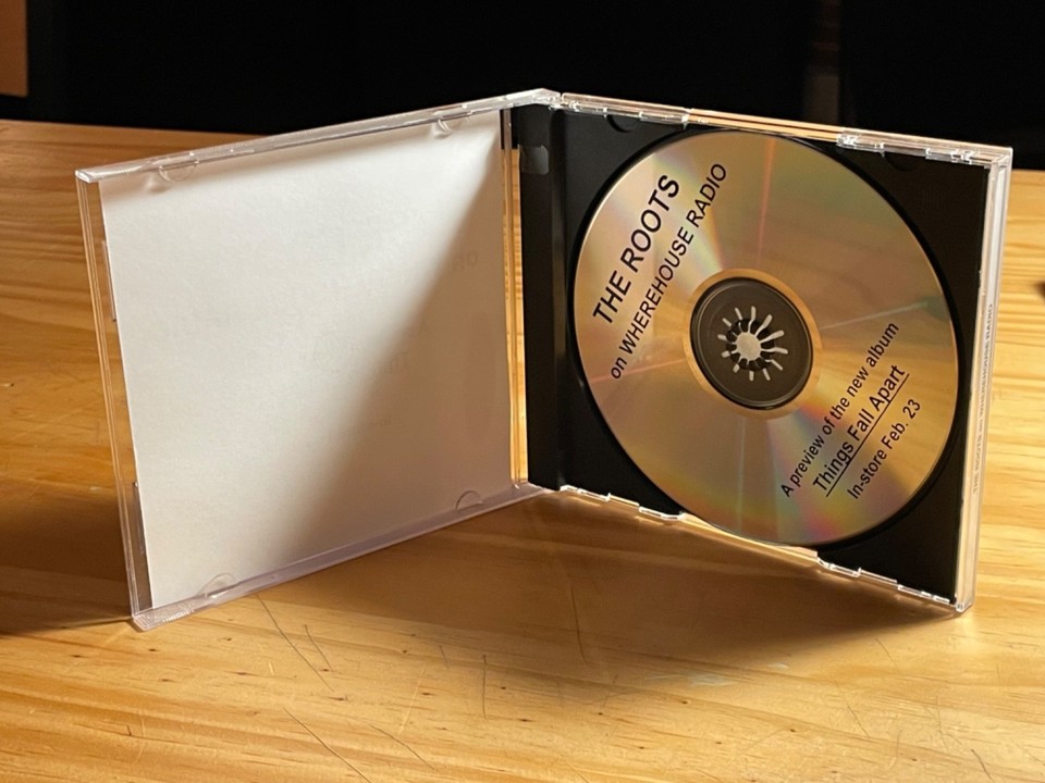 The Roots on Wherehouse Radio CD-r 1999 Things Fall Apart preview DJ ...