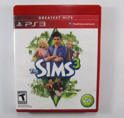 THE SIMS 3 (PlayStation 3, 2010) PS3 GAME COMPLETE with MANUAL VG ...