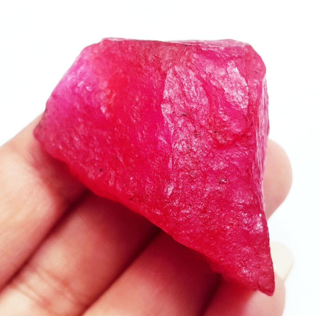Natural Red Beryl (Bixbite) Rough 150.00 Ct Certified Loose Gemstone ...