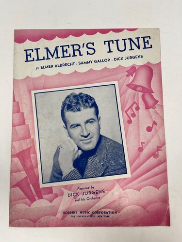1941 Elmer's Tune Sheet Music Albrecht Gallop Jurgens | eBay