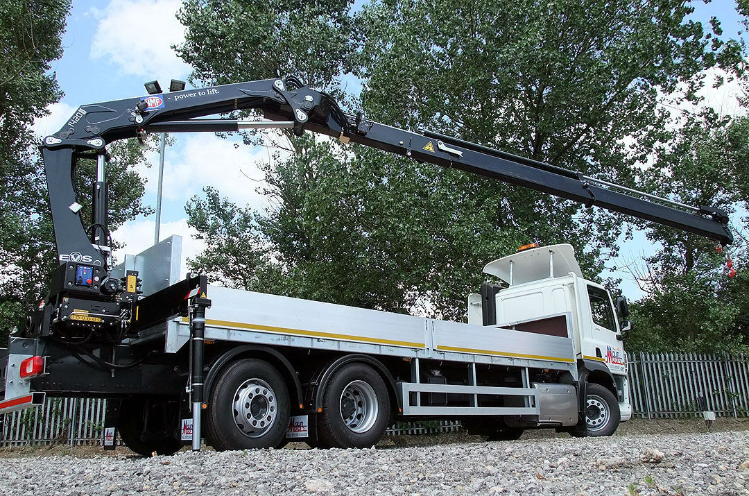 Crane Lorry HIRE - 26 ton Dropside Rear Mount Hiab/HMF Truck Loader ...