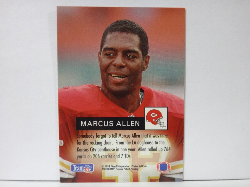 1994 Playoff MARCUS ALLEN PROTOTYPE PROMO #NNO K.C. CHIEFS | eBay