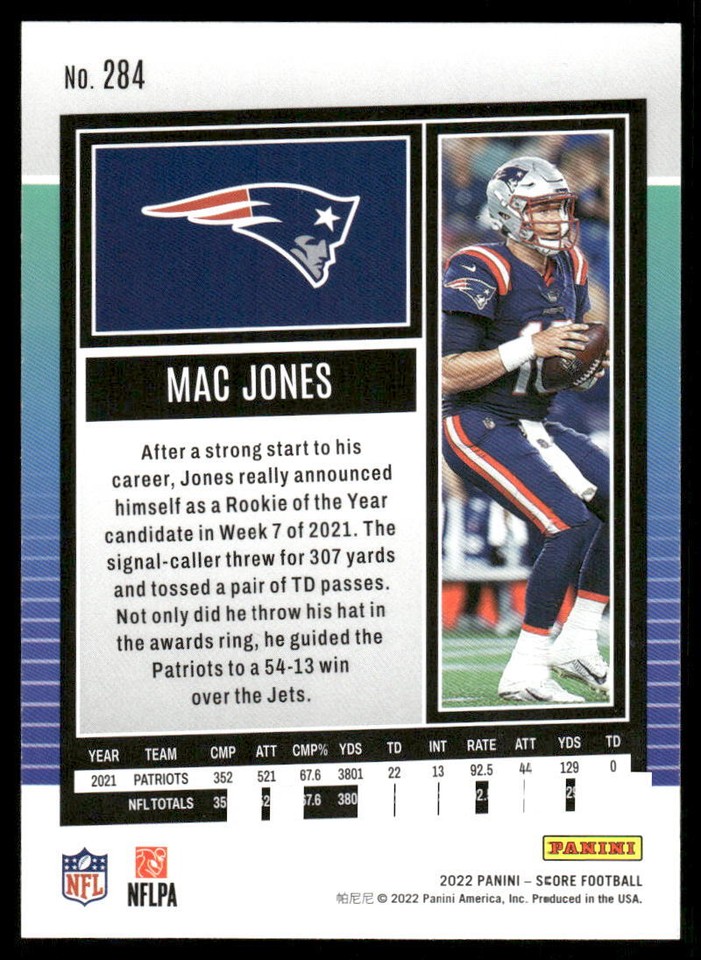 MAC JONES * Pick Your Card * Patriots * 2+ Ship Free | eBay