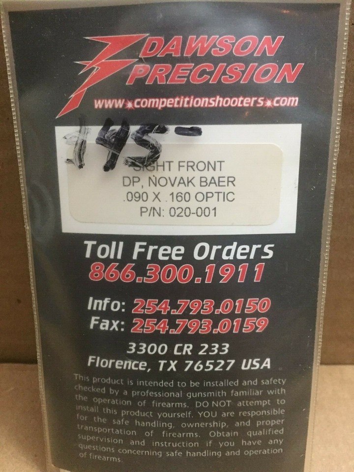 Dawson Precision Sights Various Models you choose | eBay