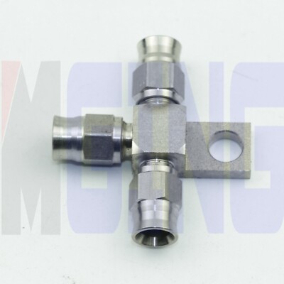 3an an3 3 T Tee 3 way Female Brake Line Fitting Adaptor Splitter ...
