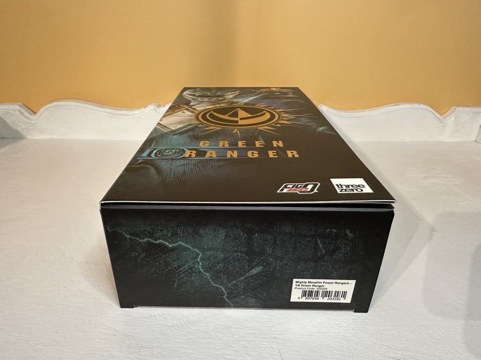 ThreeZero MMPR Green Power Ranger (Matt Cook) FigZero 1/6 Figure NEVER ...