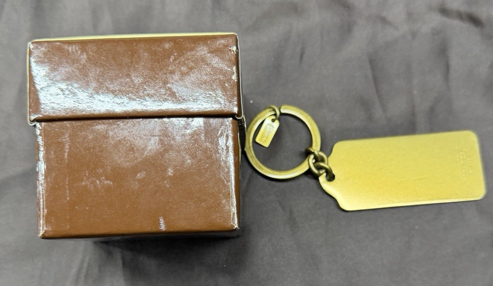 Coach Vintage Coach Brass Horse and Carriage Key FOB Box Set | eBay