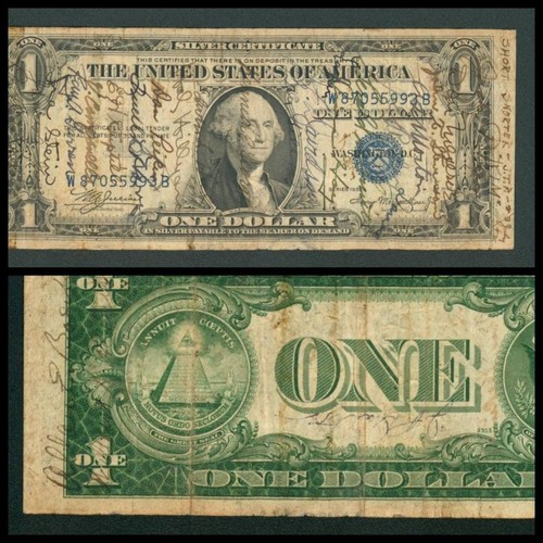 (SHORT SNORTER) $1 1935 Silver Certificate Note ** PAPER CURRENCY ...