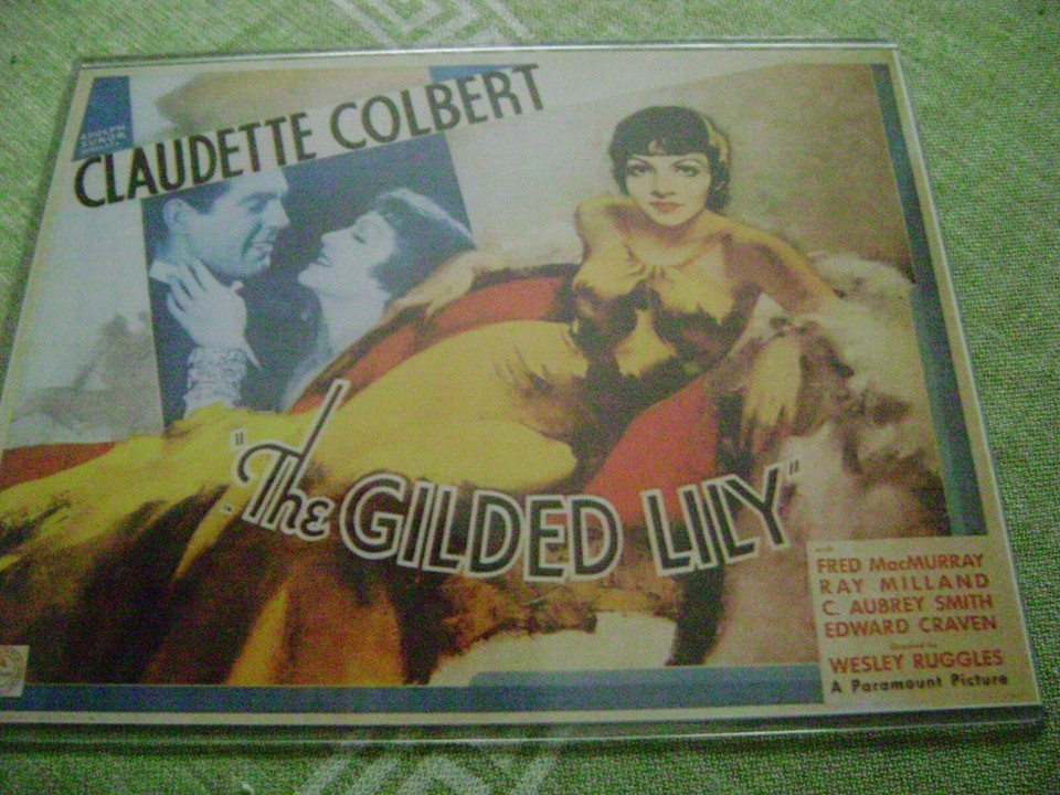 GILDED LILY Film 11 x 14 Reproduction Lobby Card (CLAUDETTE COLBERT ...