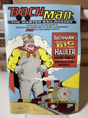 BACHMAN THE MASTER RAILROADER INSTRUCTIONAL MANUAL COMIC BOOK BACHMANN ...
