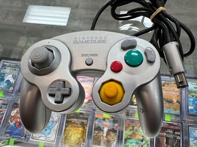 Official Nintendo Gamecube Controller Silver DOL-003 Authenic T19 | eBay