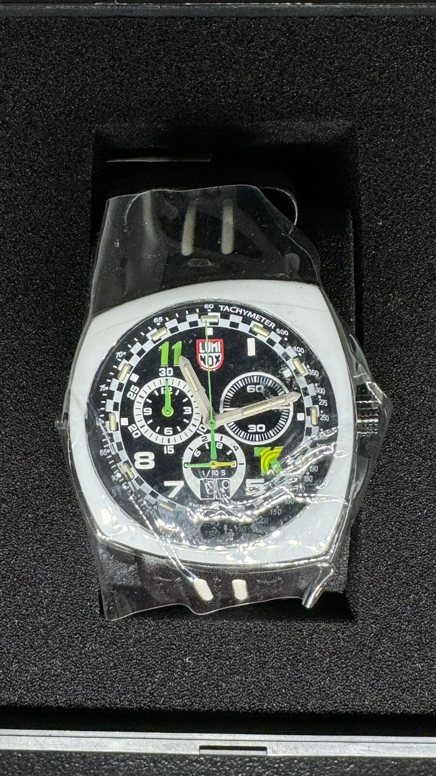 Luminox Tony Kanaan Chrono Steel Case Black Dial XL.1143 Series Men's ...